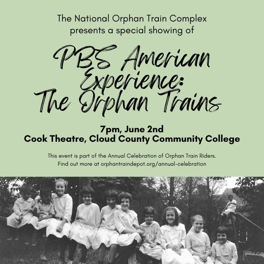 PBS American Experience: The Orphan Trains - Cloud County Tourism
