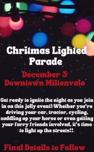 Miltonvale: Christmas Lighted Parade - Cloud County Tourism