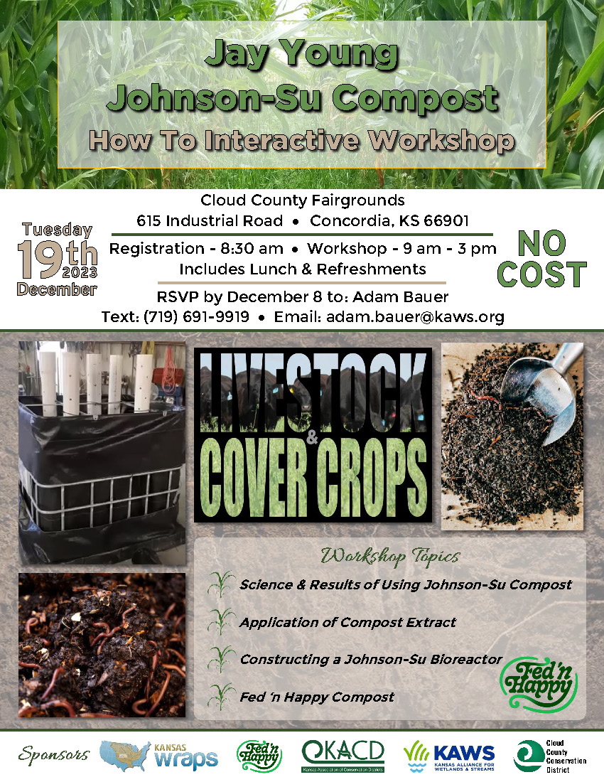 Interactive Workshop for Johnson-Su Composting - Cloud County Tourism