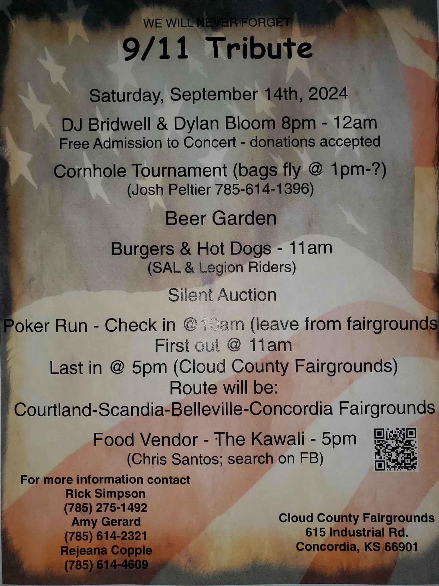 9/11 Tribute - Cloud County Tourism